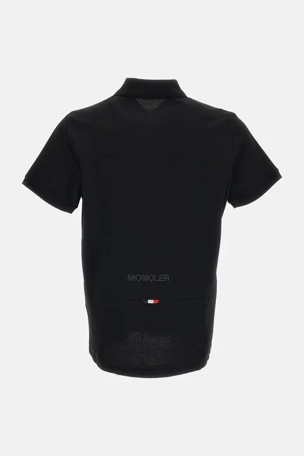 Moncler Cotton Piqué Polo Shirt