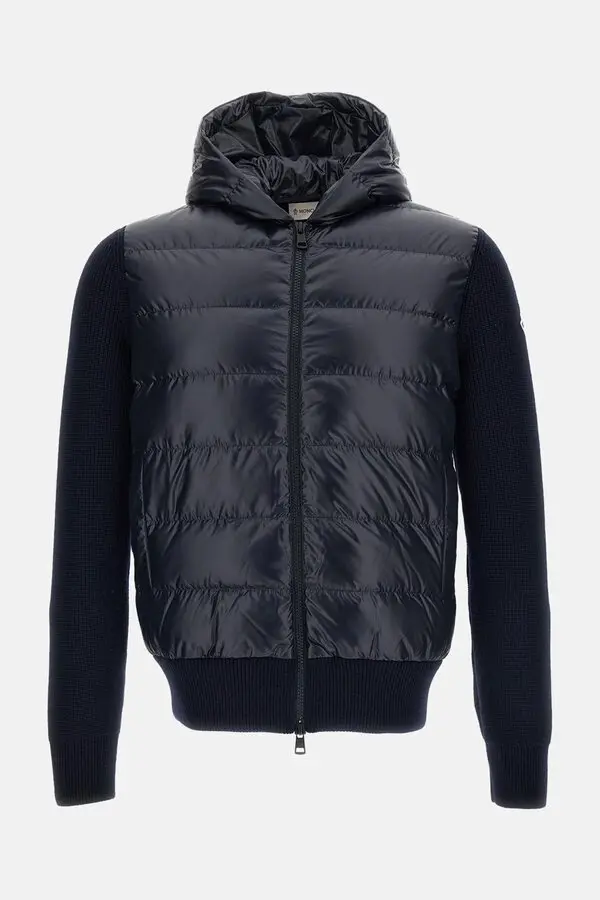 Moncler Padded Hooded Cardigan