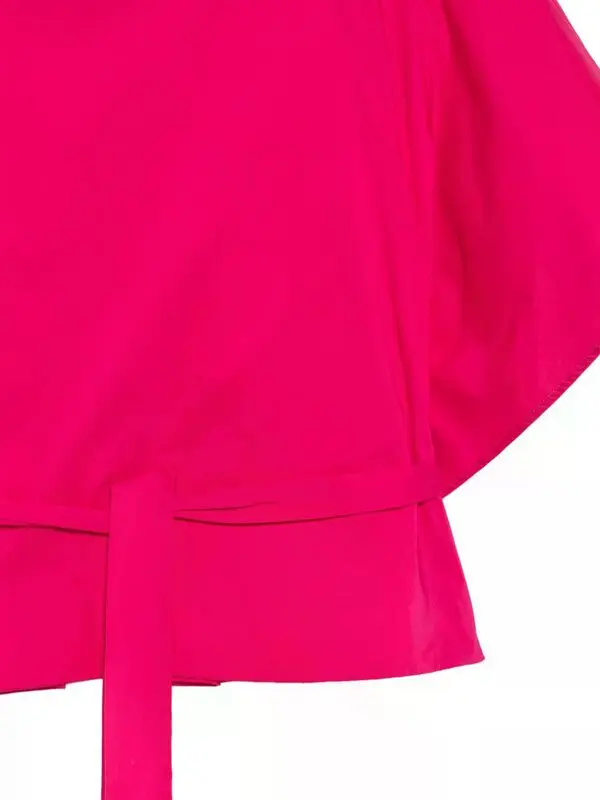 Liviana Conti Crew Neck Belted Blouse