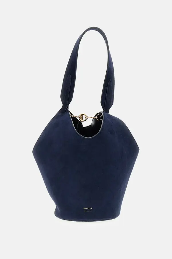 Khaite Lotus Mini Tote Bag - Blue