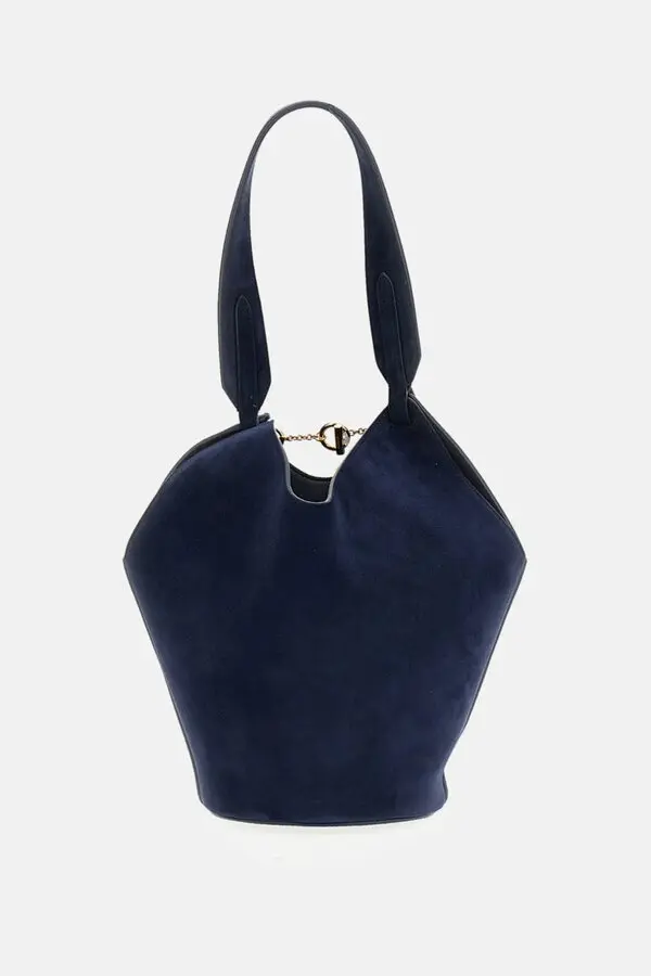 Khaite Lotus Mini Tote Bag - Blue