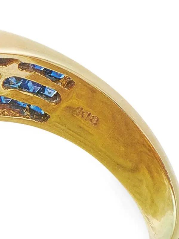 LB EXCLUSIVE 18k Yellow Sapphire And Diamond Swan Motif Ring