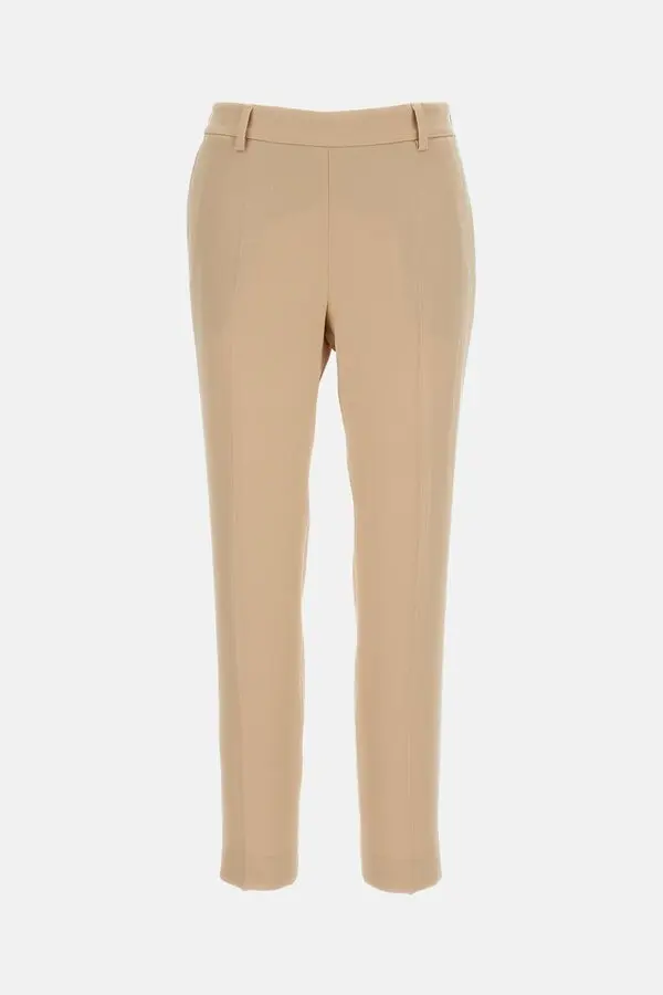 Alberto Biani Straight-leg Pants In Cady