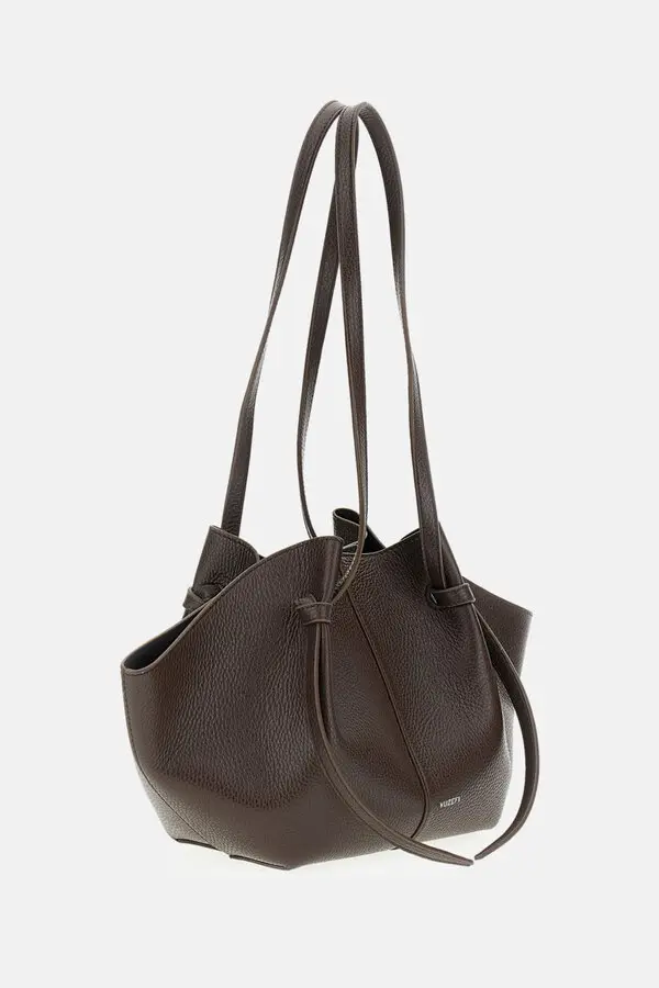Yuzefi Borsa Mochi Pebble Grain - Marrone