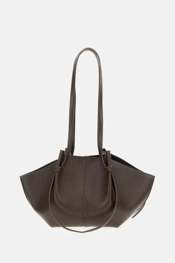Yuzefi Borsa Mochi Pebble Grain - Marrone