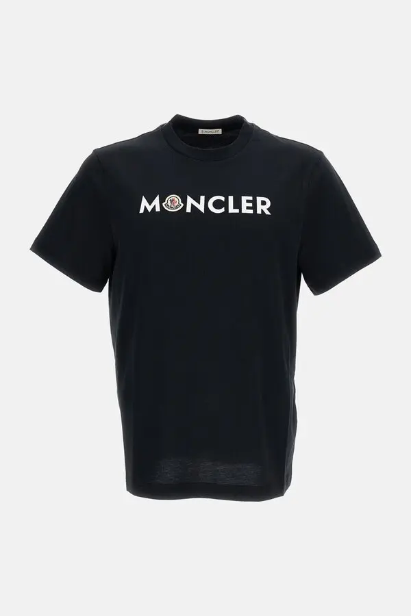 Moncler Maglietta Logata In Cotone