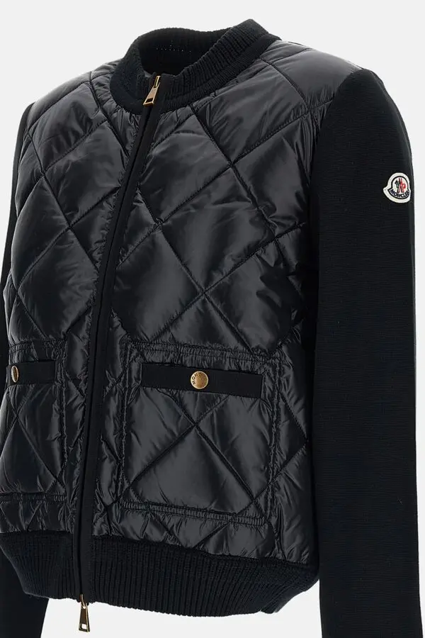 Moncler Quilted Cotton Cardigan
