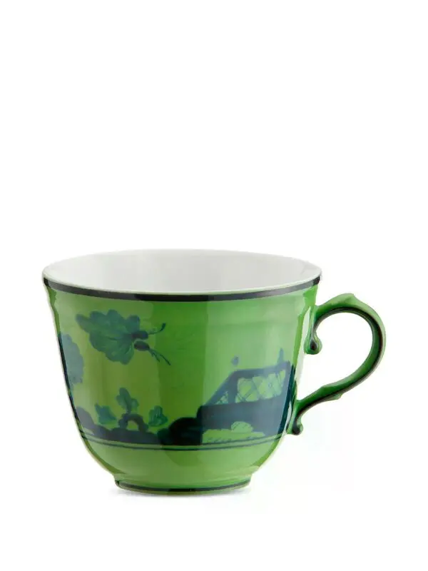 GINORI 1735 Oriente Italiano-motif Expresso Cup - Green