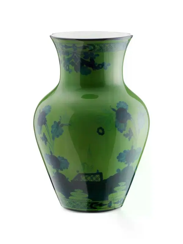 GINORI 1735 Oriente Italiano-motif Vase - Green