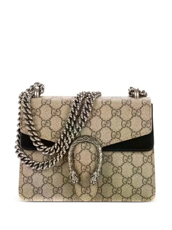 Gucci Dionysus Gg Supreme Shoulder Bag - Neutrals
