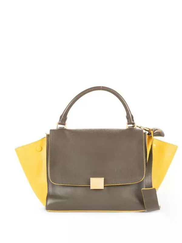 Celine Trapeze Tote Bag - Green