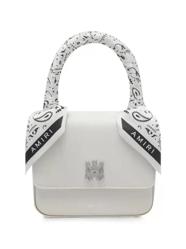 Amiri Micro Ma Bandana-embellished Tote Bag