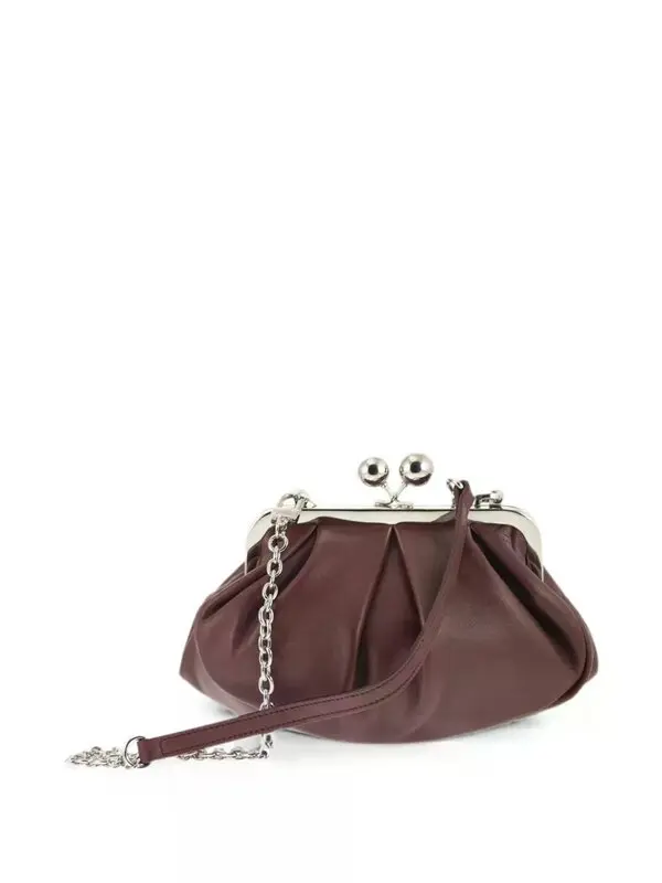 Max Mara Small Pasticcino Leather Clutch Bag