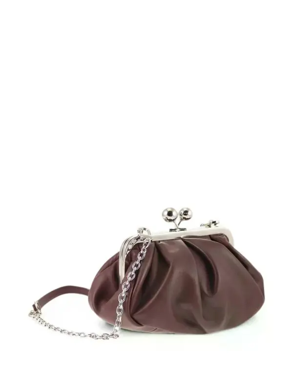 Max Mara Small Pasticcino Leather Clutch Bag