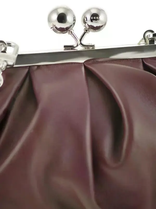 Max Mara Small Pasticcino Leather Clutch Bag
