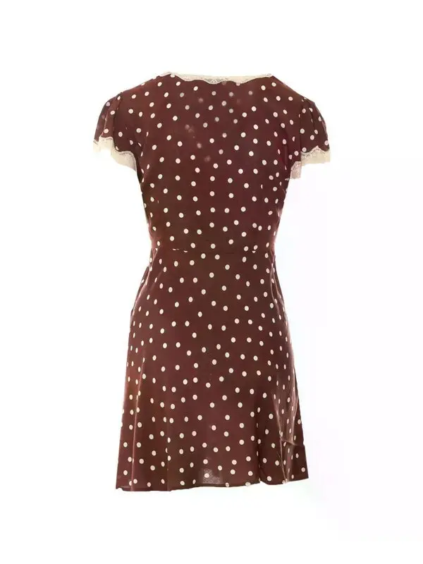 Rixo Cely Polka-dot Dress