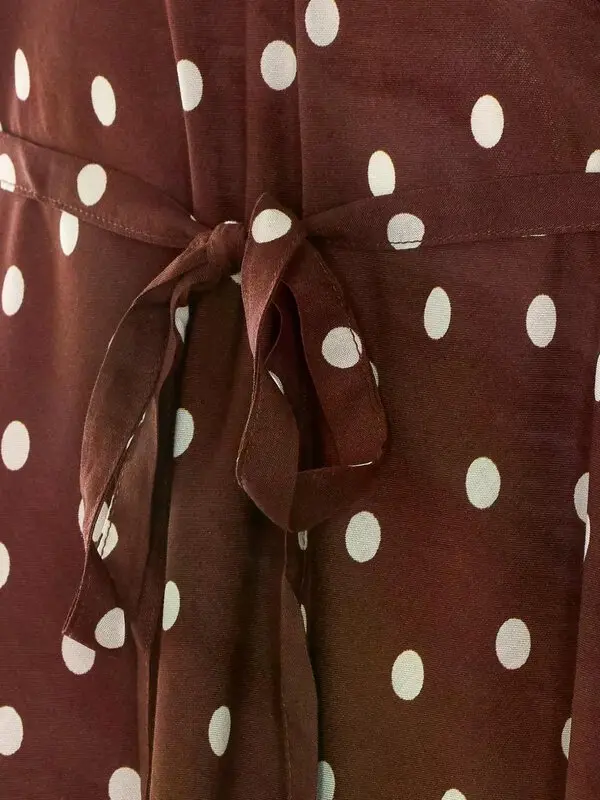 Rixo Cely Polka-dot Dress