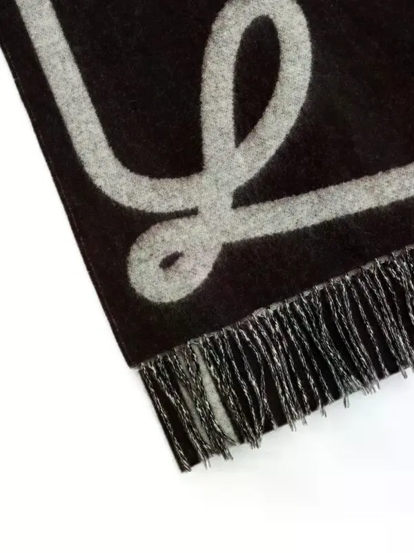 Loewe Fringed-hem Scarf