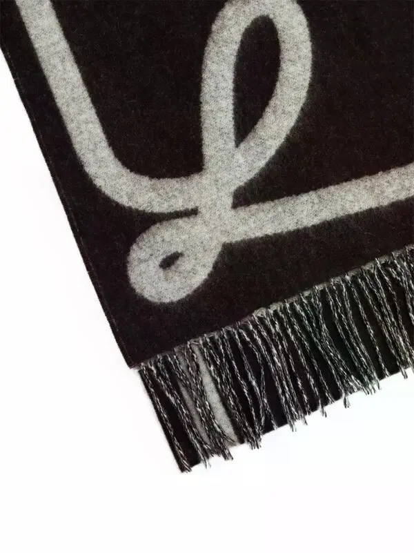 Loewe Fringed-hem Scarf