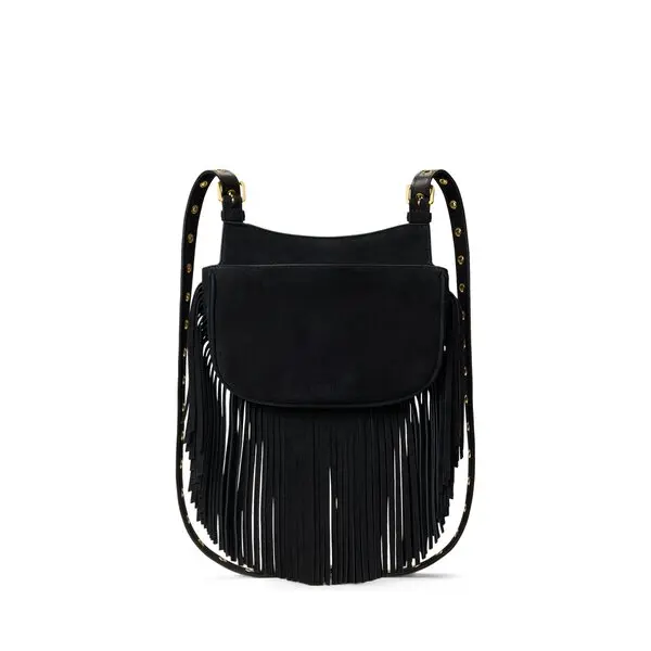 Ralph Lauren Fringe-trim Medium Marcy Crossbody Bag