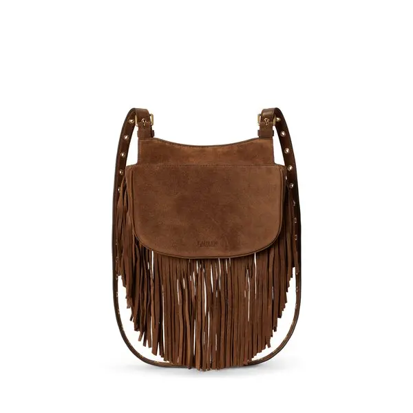 Ralph Lauren Fringe-trim Medium Marcy Crossbody Bag