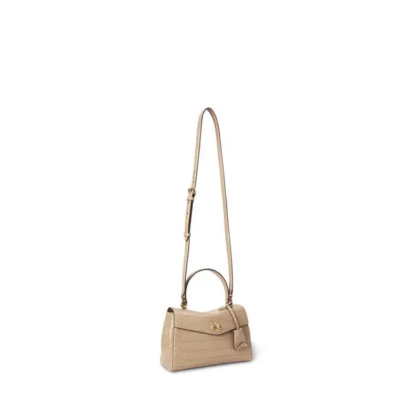 Ralph Lauren Farrah Soft Satchel - Tan