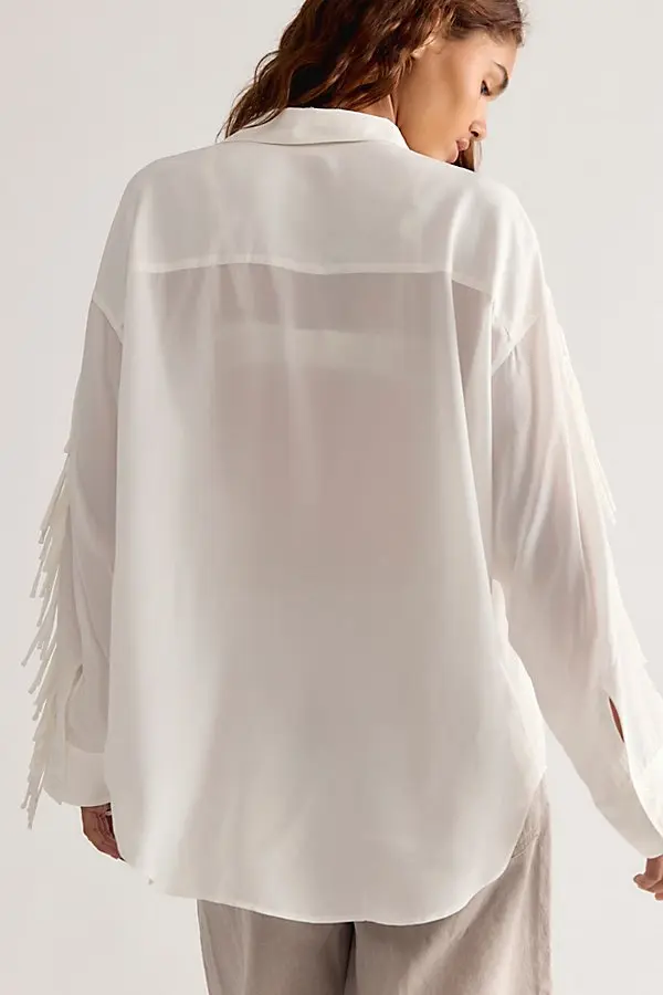 THE TALES Western Nights Fringe Button Down