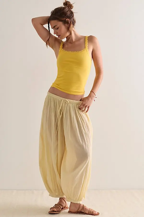 Free People Tea Party Cami - Honey