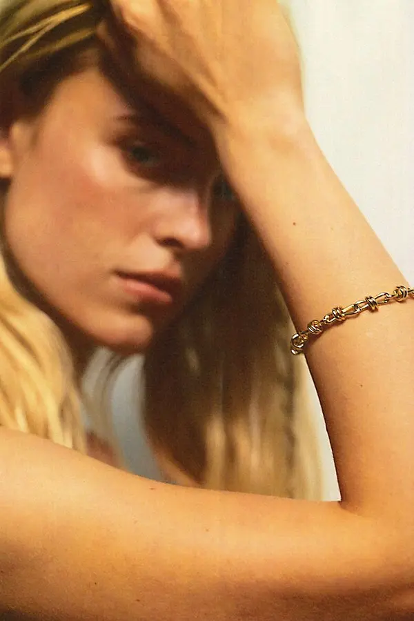 GHOST LONDON Plated Polly Knot Bracelet