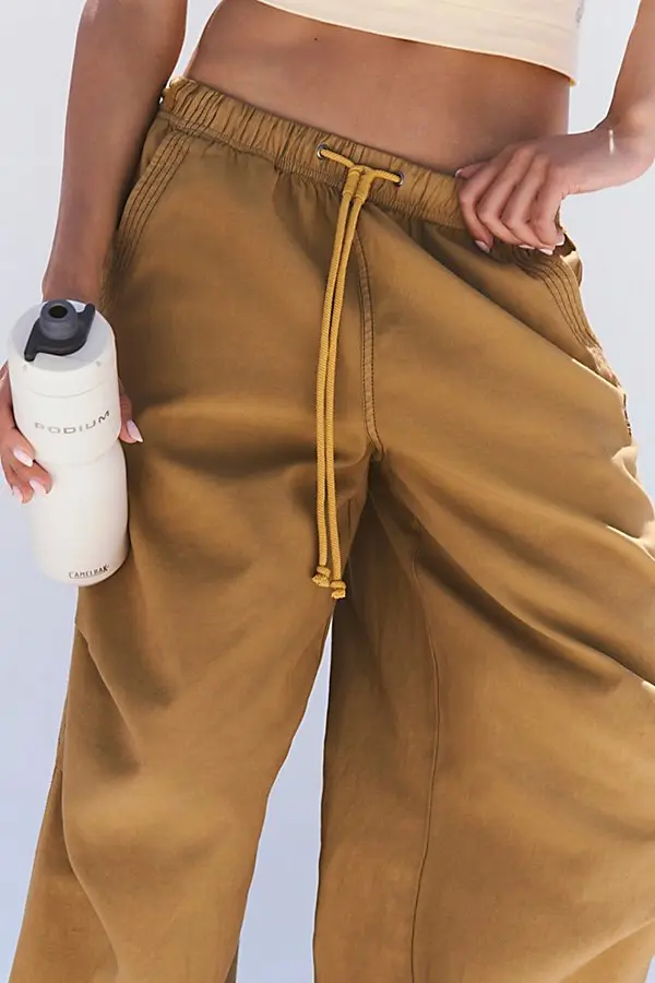 Free People Tough Love Pants - Dried Palm