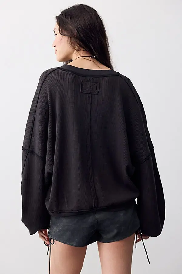 Free People We The Free Skyline Thermal - Black