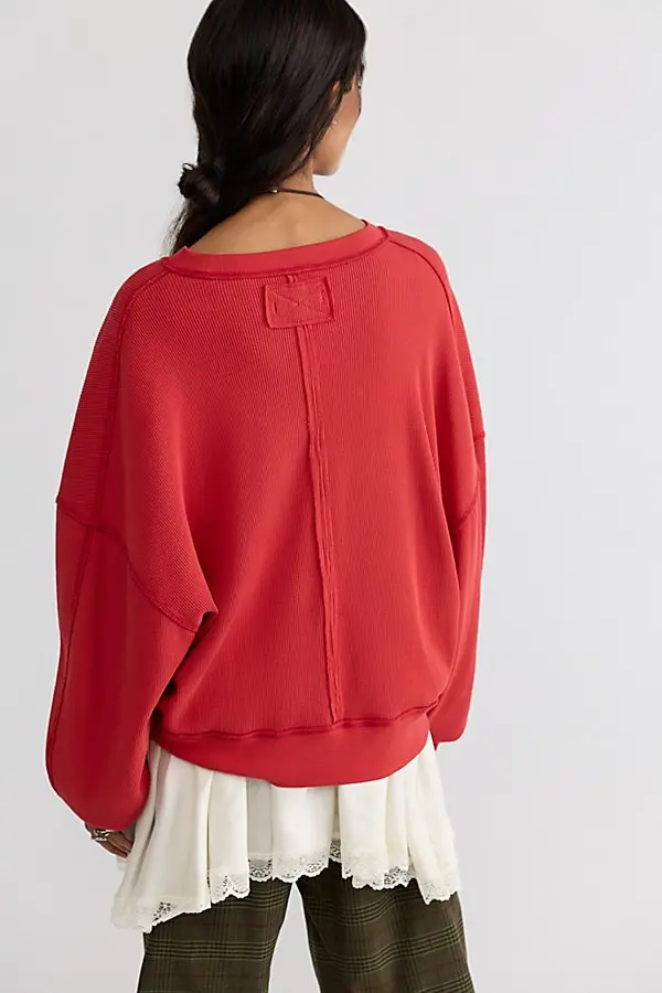 Free People We The Free Skyline Thermal - Salsa