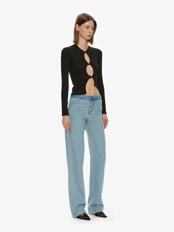 Christopher Esber Open Twist Long Sleeve Top