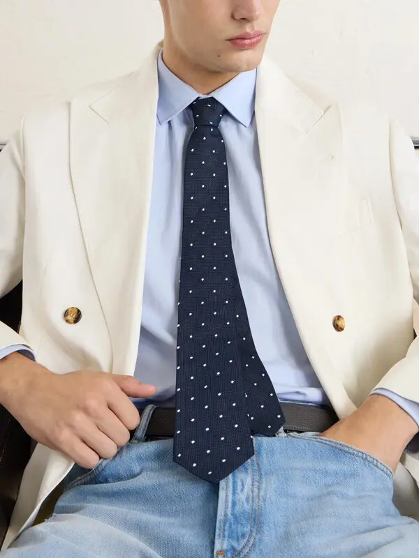 Paul Smith 8cm Polka-dot Silk Neck Tie