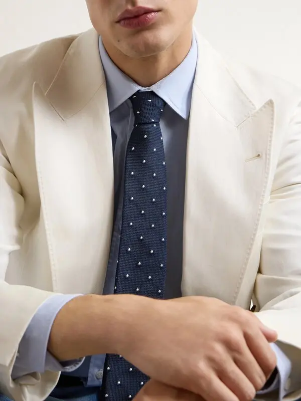 Paul Smith 8cm Polka-dot Silk Neck Tie