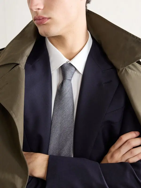 Paul Smith 8cm Silk And Wool-blend Neck Tie