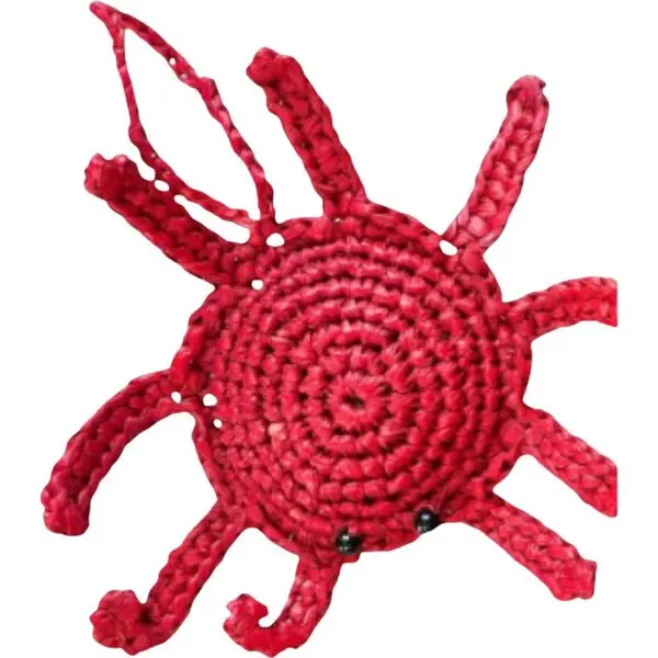ZANATANY CONCEPTS Mini Crabs Raffia Keyring