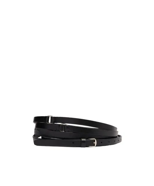 ANN DEMEULEMEESTER Triple-wrap Leather Belt