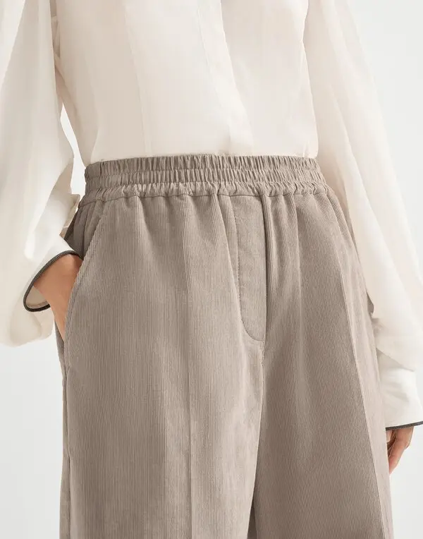 Brunello Cucinelli Corduroy Trousers - Beige