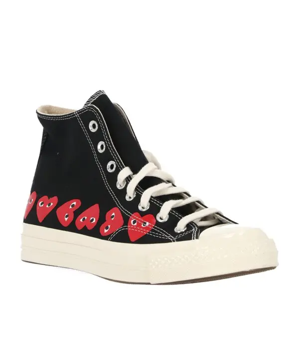 Comme Des Garçons X Converse Chuck 70 High-top Sneakers - Black