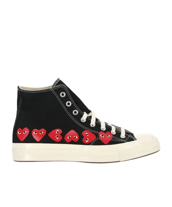 Comme Des Garçons X Converse Chuck 70 Heart-motif High-top Sneakers