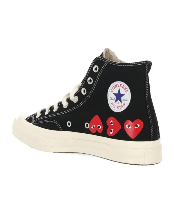 Comme Des Garçons X Converse Chuck 70 Heart-motif High-top Sneakers