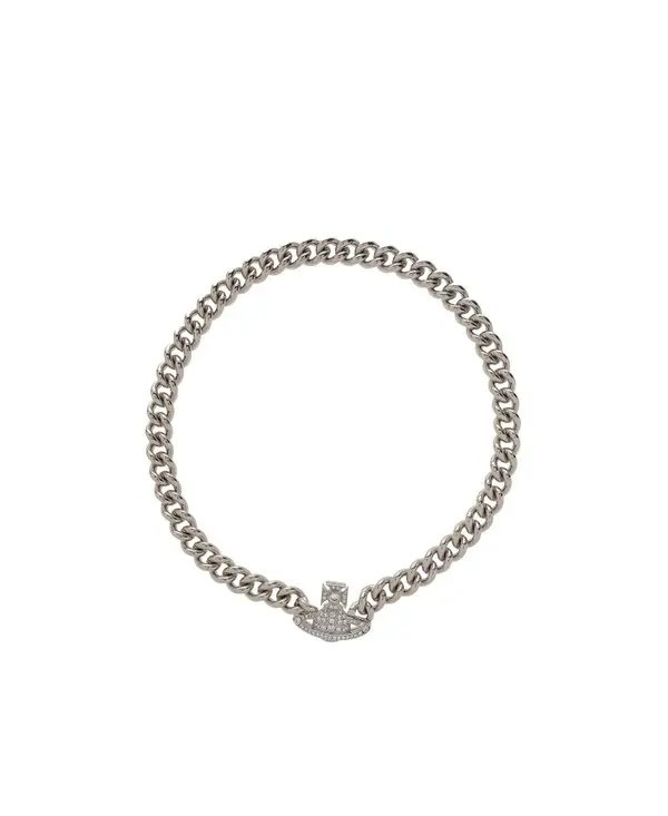 VIVIENNE WESTWOOD Graziella Chain Necklace - White