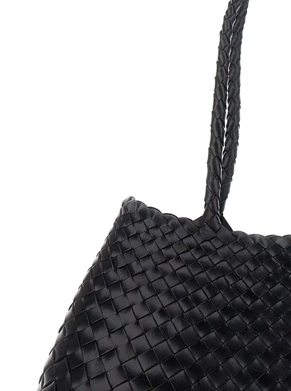 Dragon Diffusion Woven Leather Tote Bag