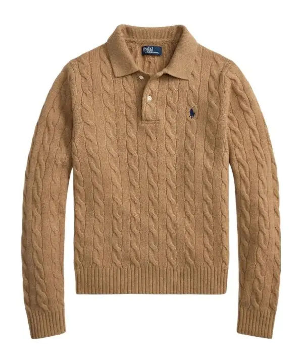 Polo Ralph Lauren Cable Knit Polo Sweater