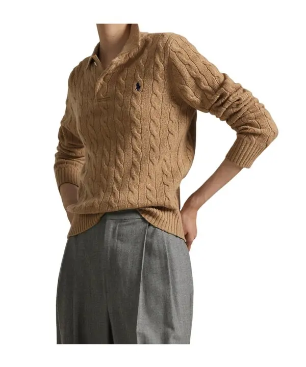 Polo Ralph Lauren Cable Knit Polo Sweater