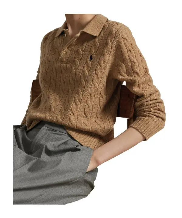 Polo Ralph Lauren Cable Knit Polo Sweater