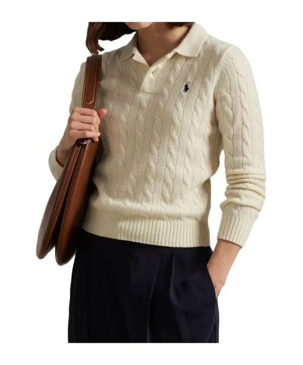 Polo Ralph Lauren Ralph Lauren Cable Knit Polo Sweater