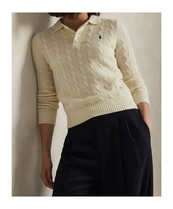 Polo Ralph Lauren Ralph Lauren Cable Knit Polo Sweater