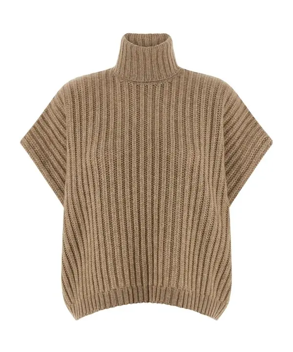 Brunello Cucinelli Ribbed Knit Turtleneck Sweater